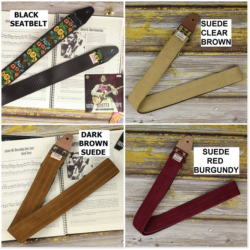 Colored Nature Inspired Guitar Strap: Flourished Field – Pardo Guitar ...