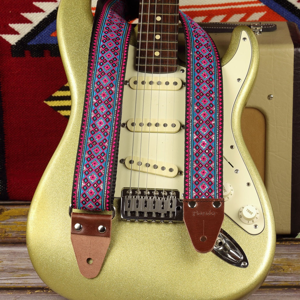 Alien Hippie Guitar Strap – Psychedelic Jacquard | Pardo – Pardo Guitar ...