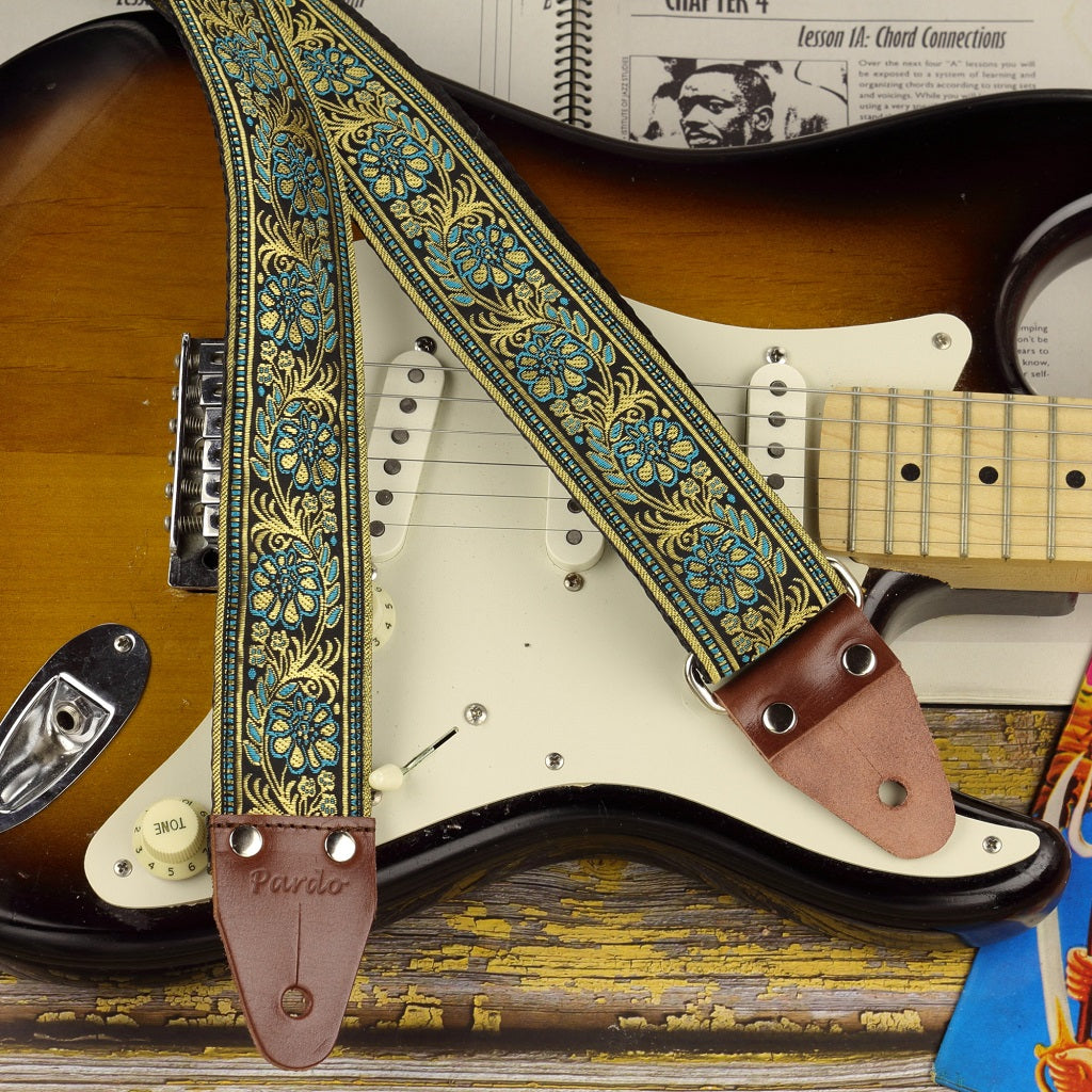Flower Power Guitar Strap | Nature Hippie Style: November – Pardo ...