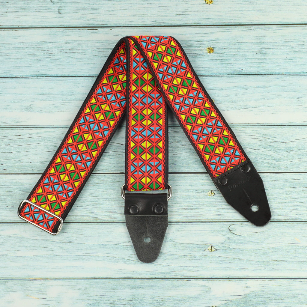 Jimi Hendrix Guitar Strap Monterey | Pardo Hippie Straps