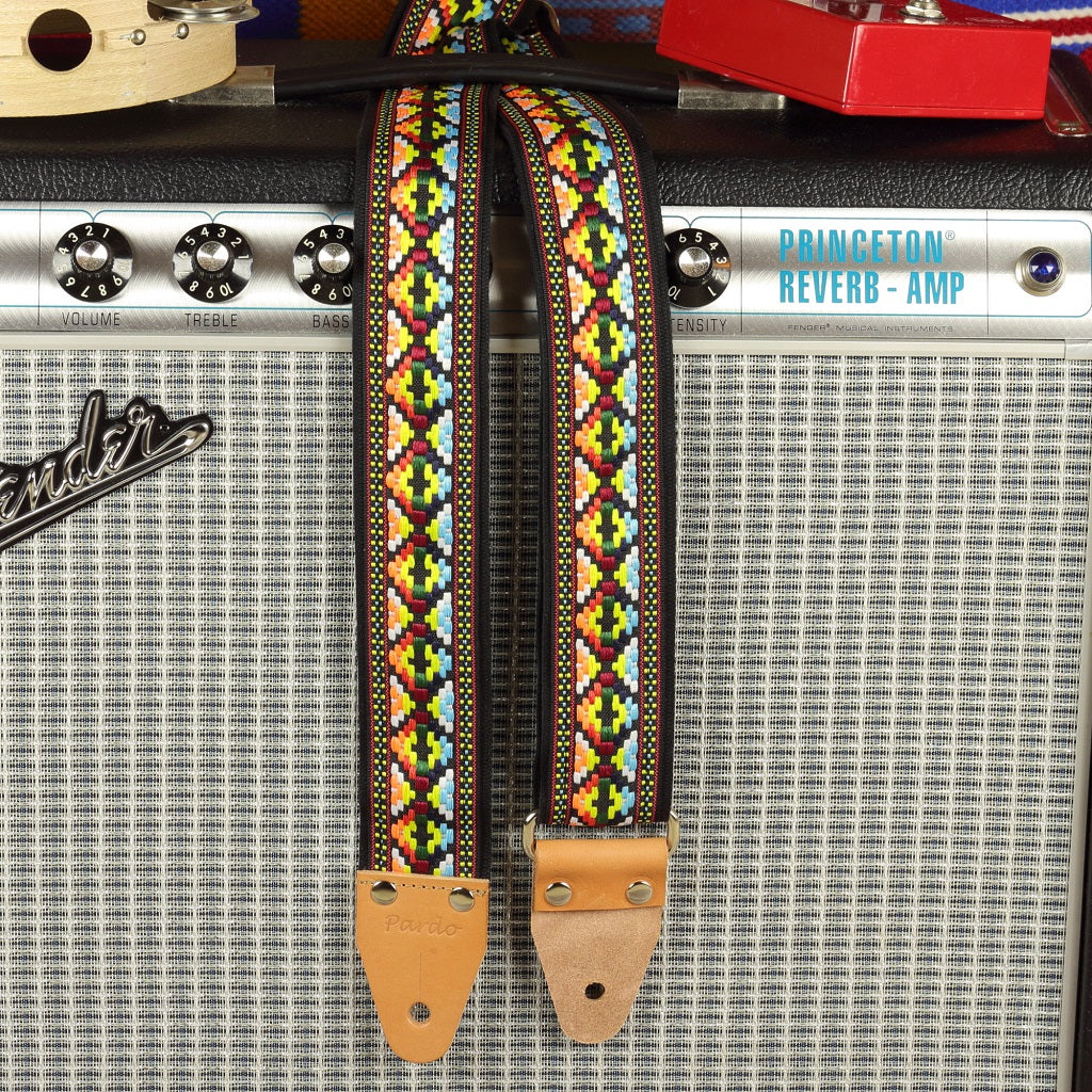 Cheyenne Guitar Strap | Old Native Style – Pardo Guitar Straps