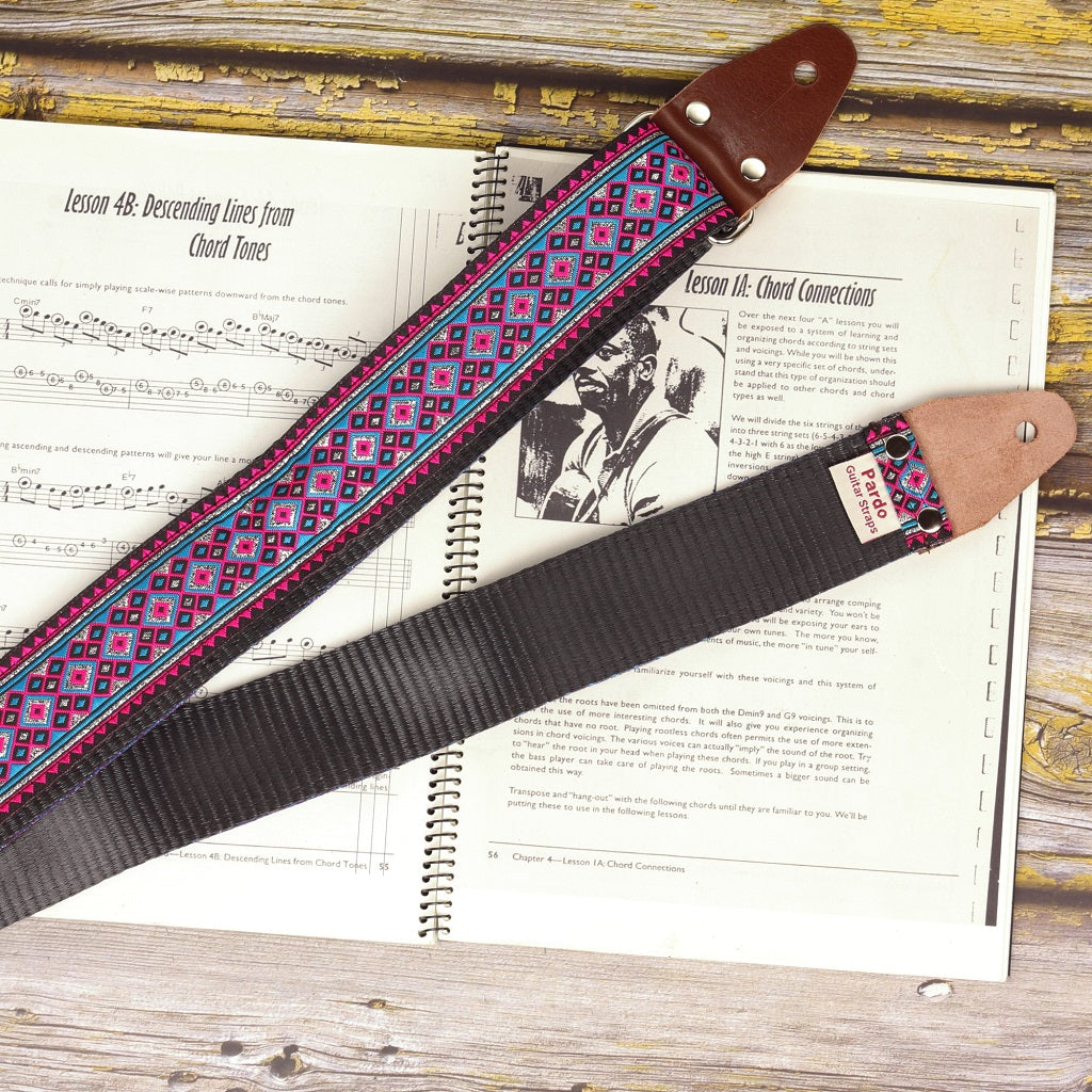 Alien Hippie Guitar Strap – Pardo Guitar Straps
